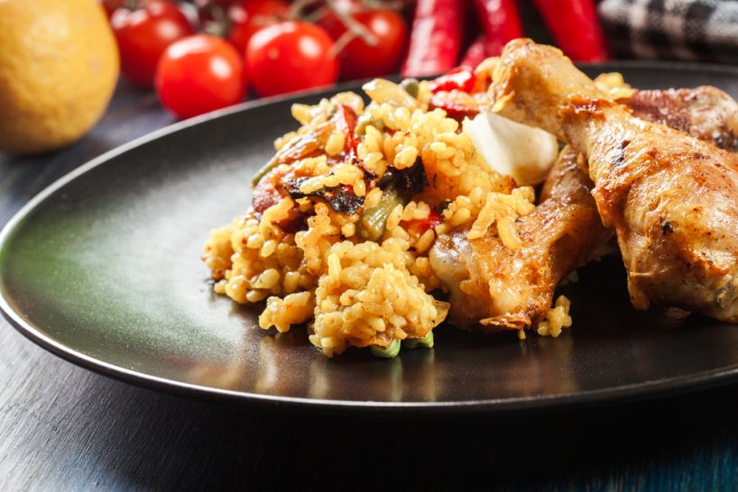 Receta de arroz con pollo colombiano - Unareceta.com
