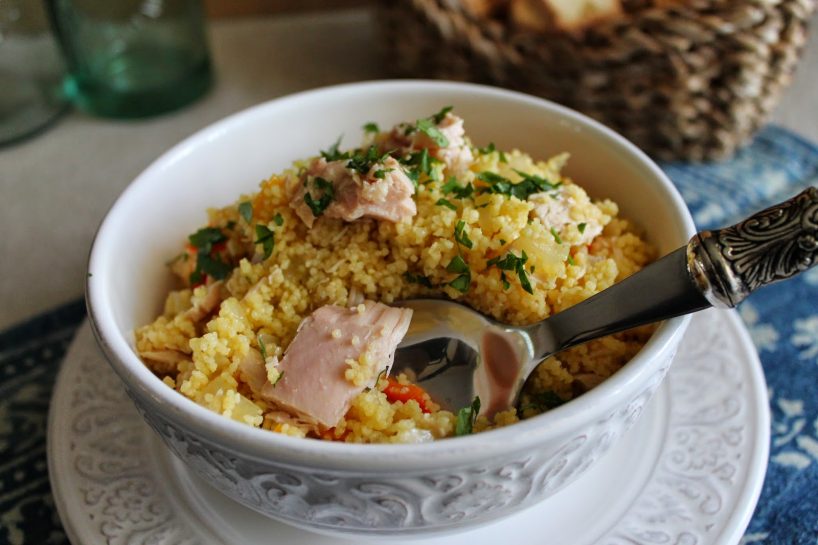 Receta de cuscús con atún - Unareceta.com